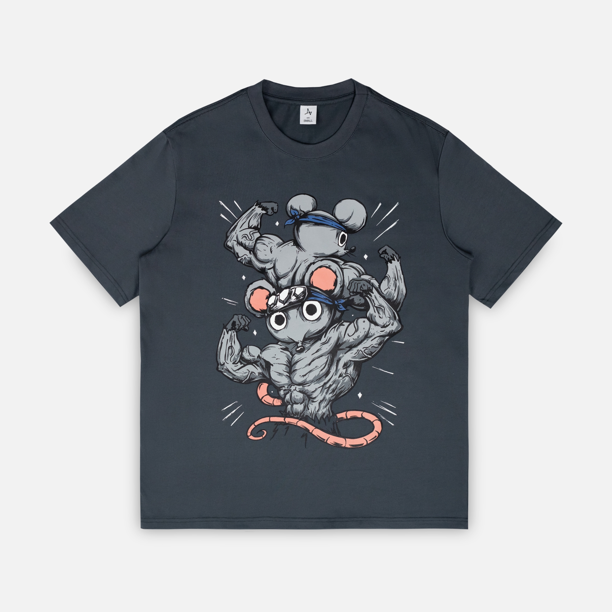 Футболка Мыши с мышцами (tshirtm288) — Indiwd