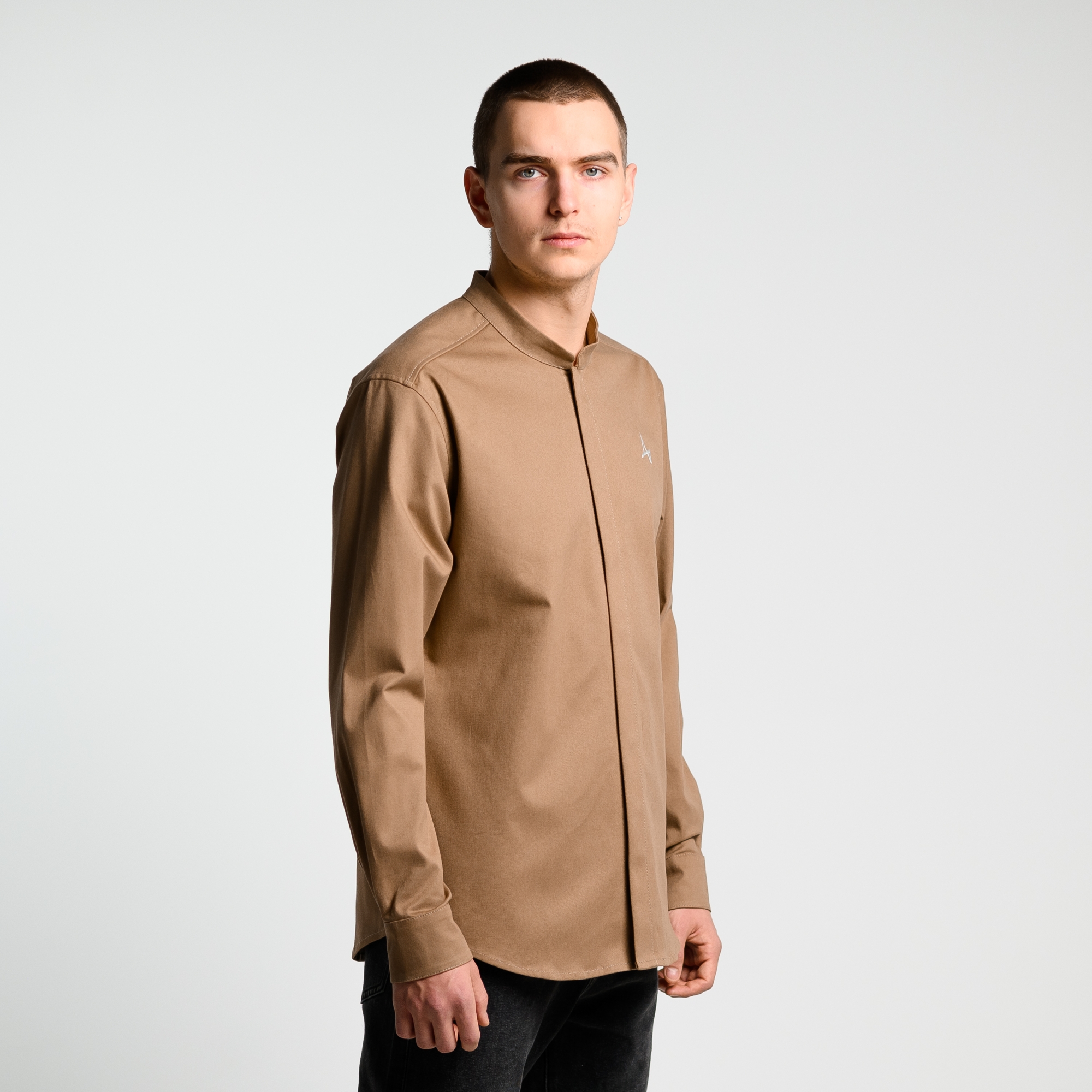 Рубашка без воротника (Shirt23) — Indiwd